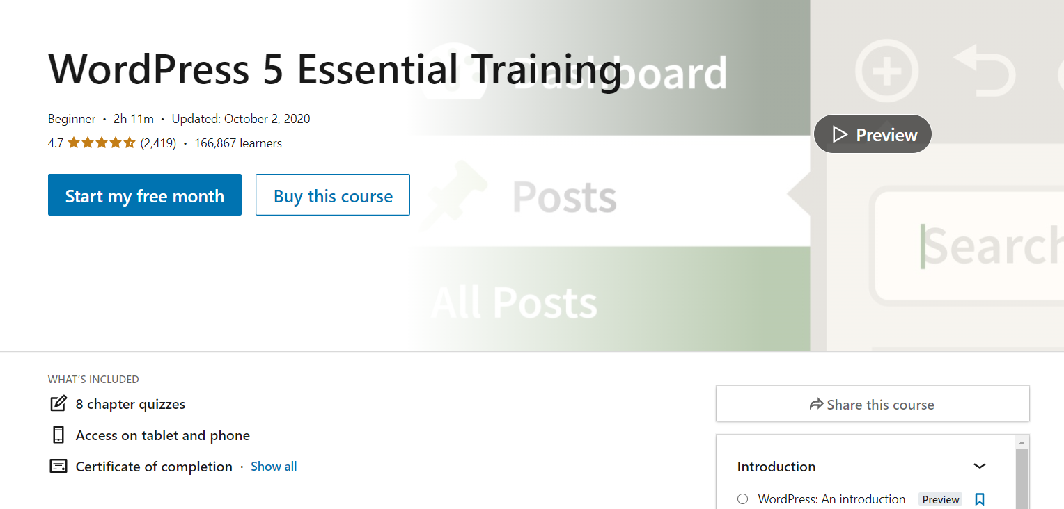 Top 5 WordPress Courses With Certificates In 2022